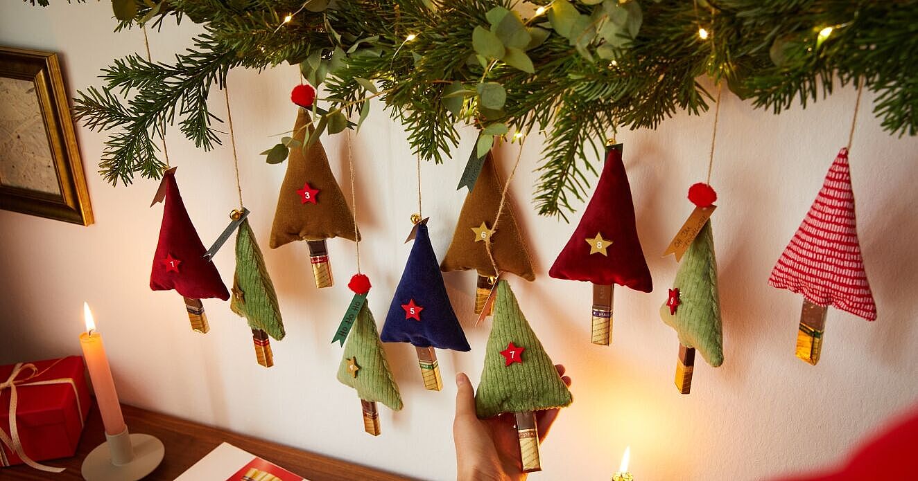 Tannenbaum-Adventskalender – merci Anleitung